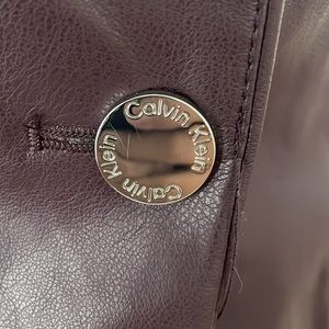 Calvin Klein | Jackets & Coats | Calvin Klein Leather Jacket New | Poshmark